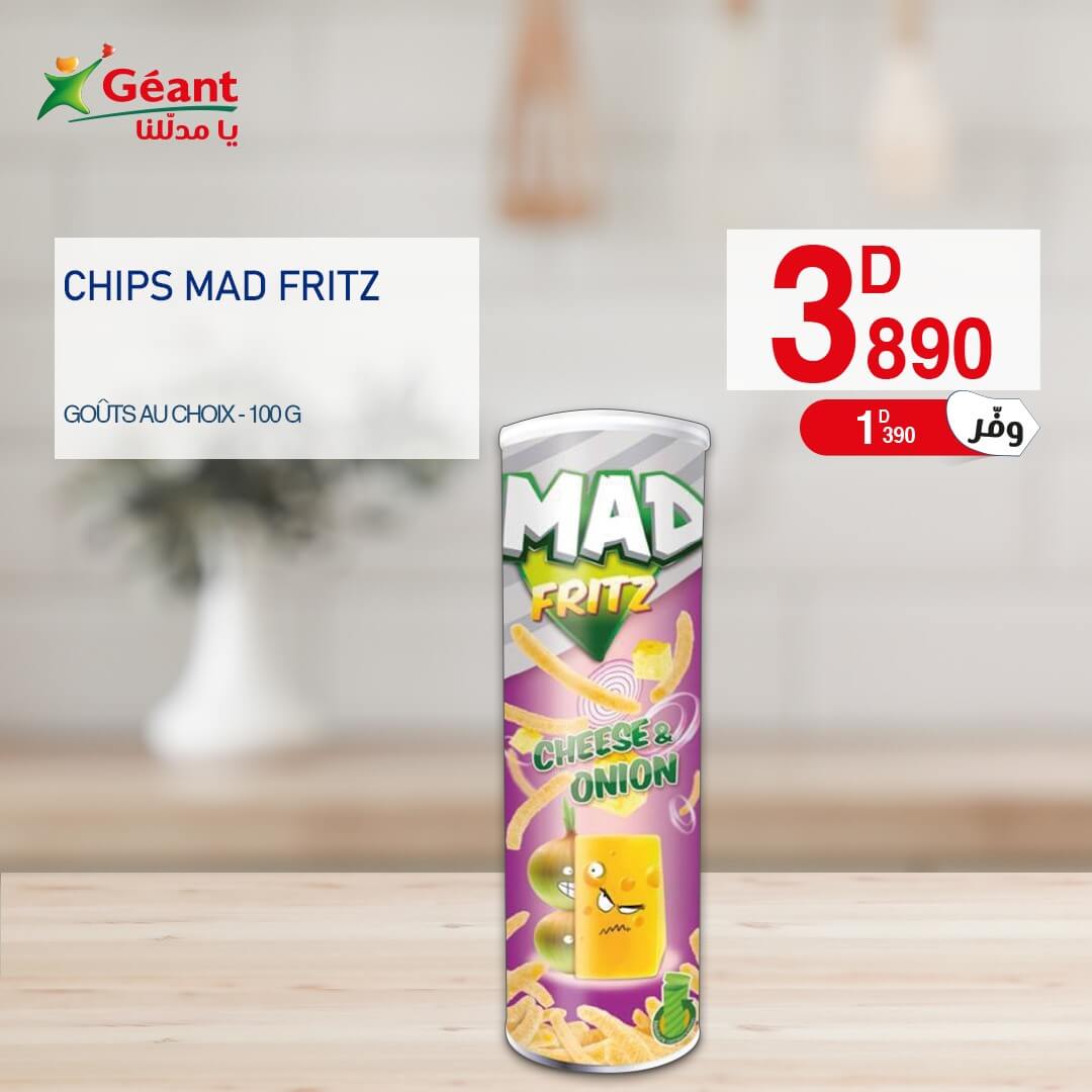 Chips MAD FRITZ - 9adhity