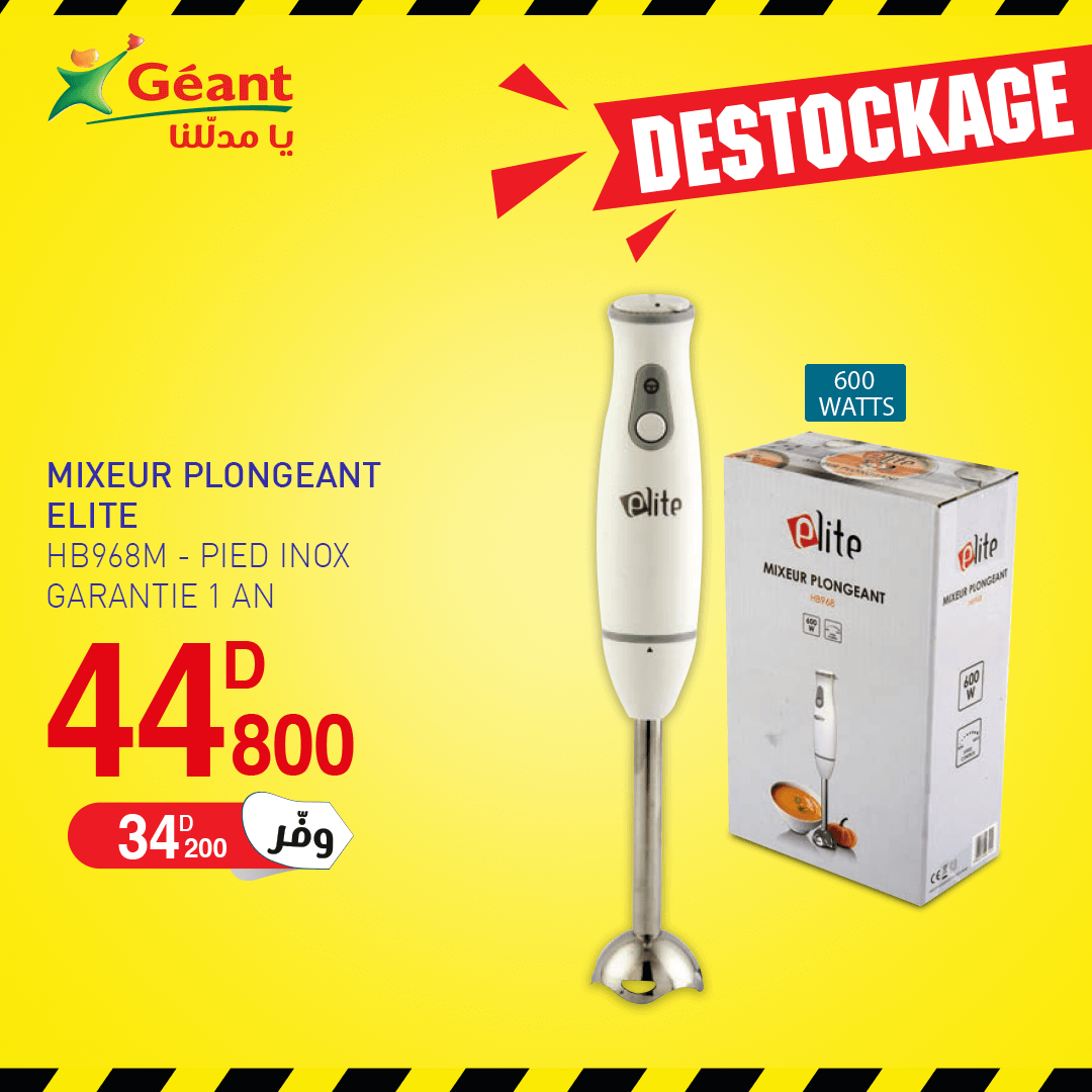 Mixeur plongeant ELITE - 9adhity