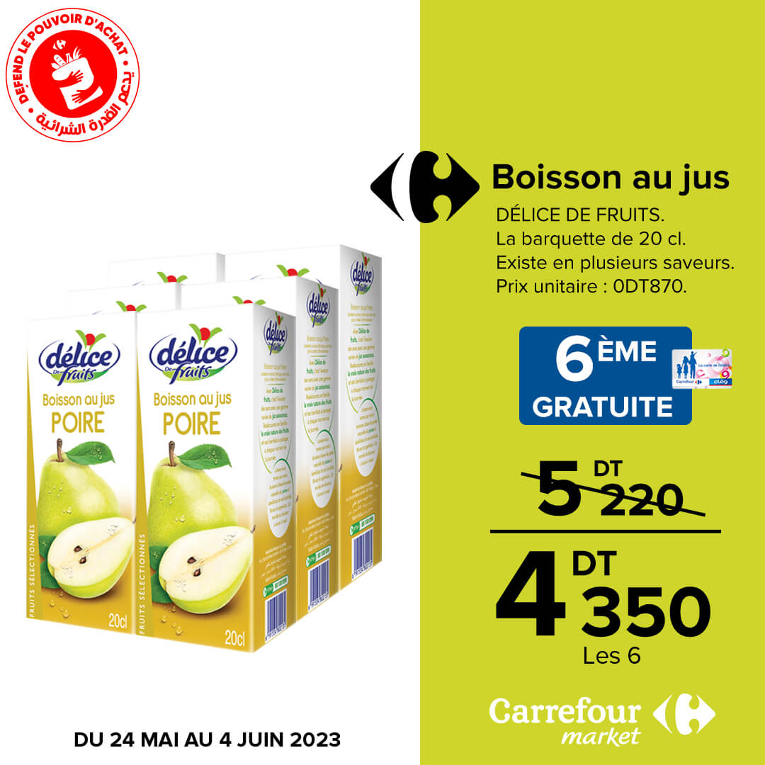Boisson au jus DELICE - 9adhity