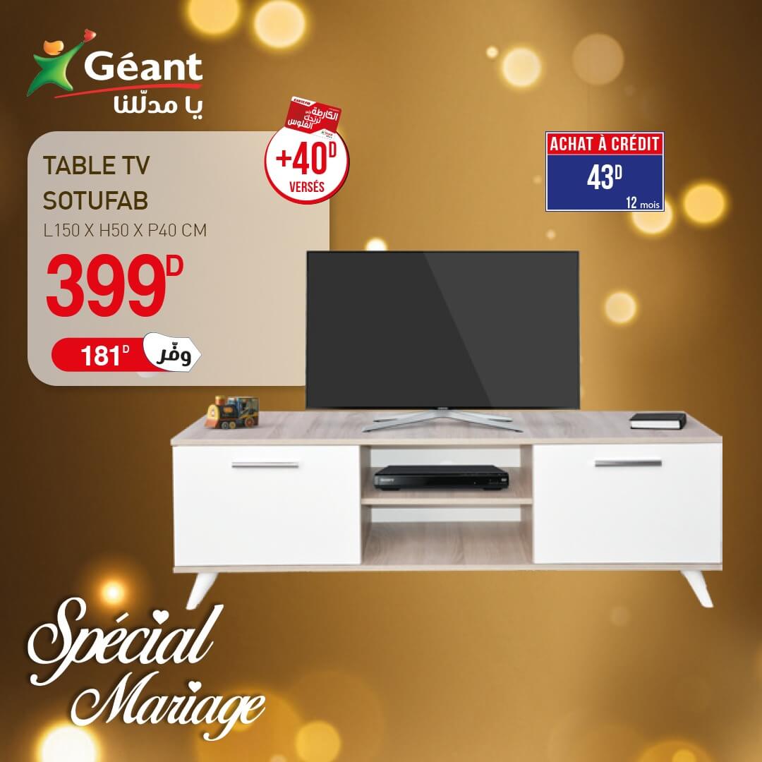 Table TV SOTUFAB - 9adhity