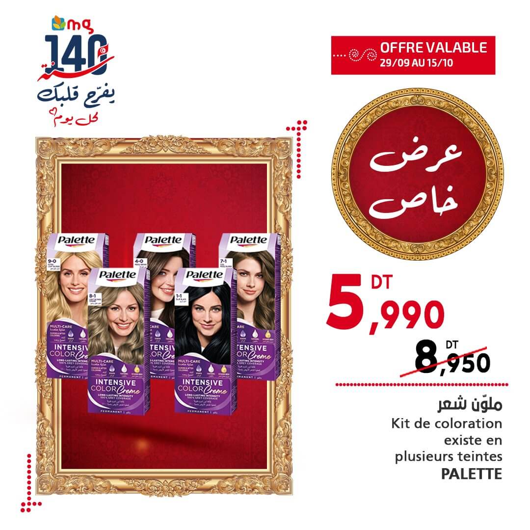 Kit de coloration PALETTE - 9adhity